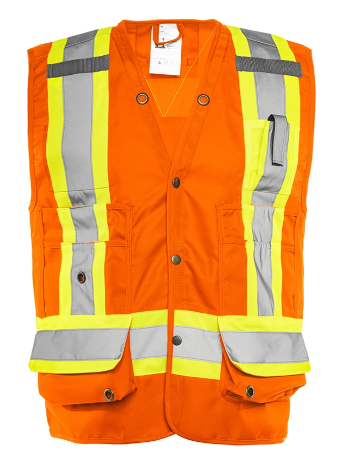 Ground Force Deluxe Surveyor Vest - 17 Pockets - TV20-1/CS