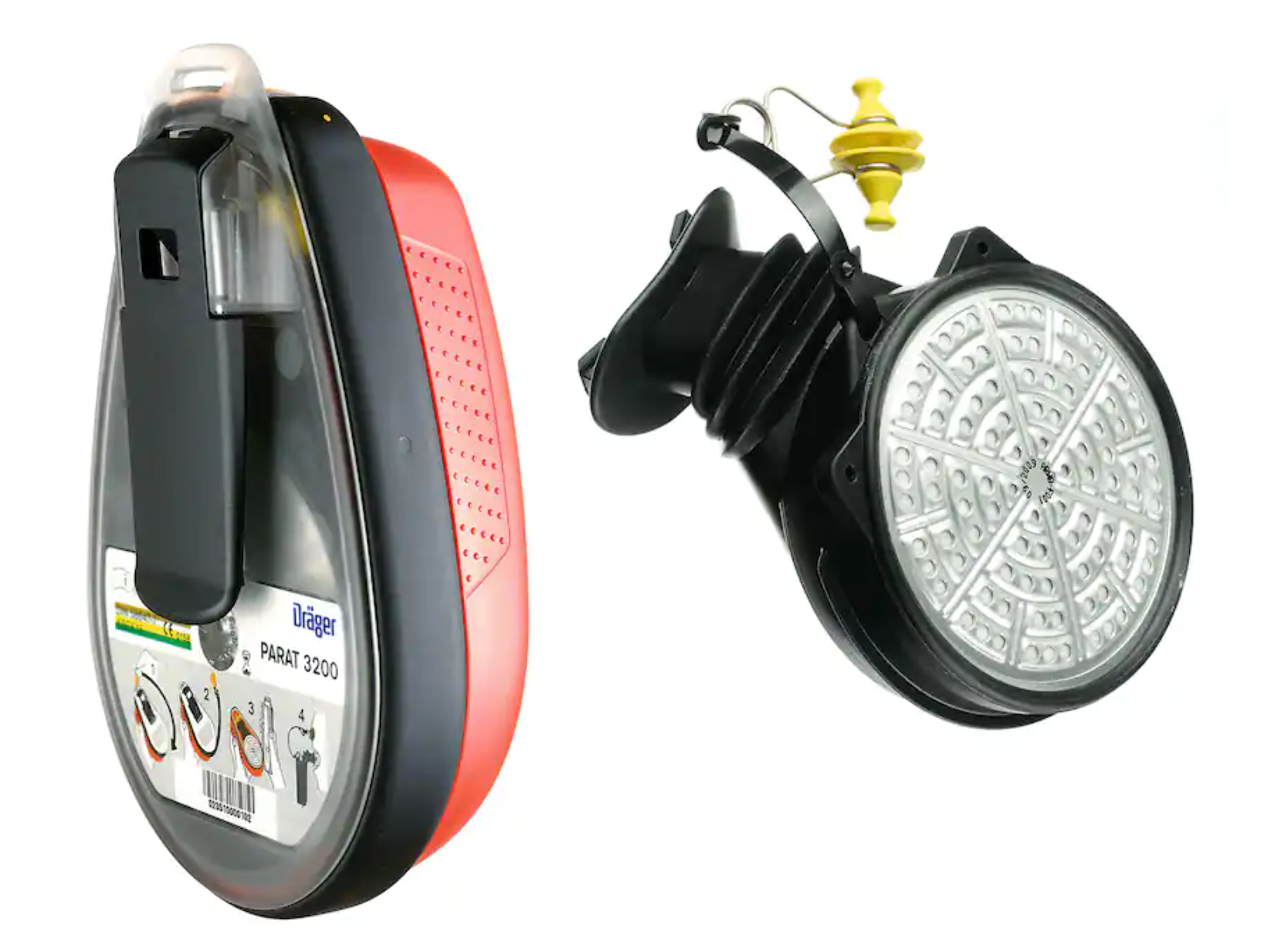 Dräger PARAT Mouth-Piece Escape Device- 3704478 - 1/CS
